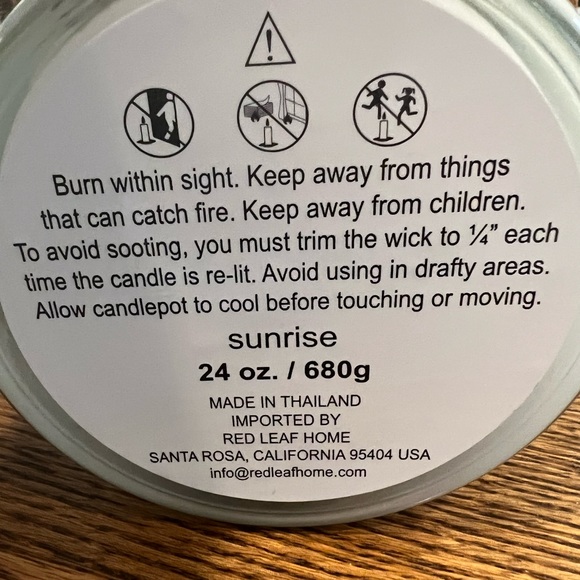 red lead home | Accents | New Propofol Candle | Poshmark